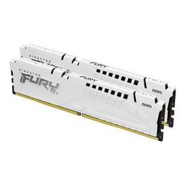 Kingston FURY&trade; Beast DDR5 Speicher 64GB 6000MT/s CL30 DIMM (2er-Kit) Wei&szlig; EXPO