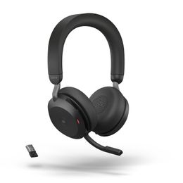 Jabra Evolve2 75 MS Stereo Headset On-Ear schwarz