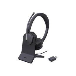 Yealink WH64 Hybrid Headset Dual Teams mit BHC70 Ladebasis