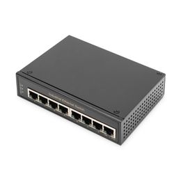 Digitus 8 Port Gigabit Ethernet Netzwerk Switch,Industrial, Unmanaged