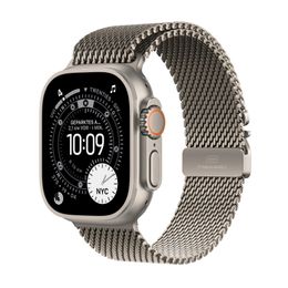 Apple Watch Ultra 3 Titan Natur (GPS + Cellular) 49mm (Milanaise Armband Titan Natur) M
