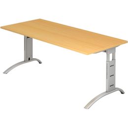 Hammerbacher h&ouml;henverstellbarer Schreibtisch VFS19/6/S buche