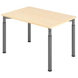 Hammerbacher h&ouml;henverstellbarer Schreibtisch VYS12/3/G ahorn