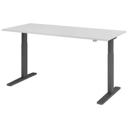 Hammerbacher VXMKA19/5/G elektrisch h&ouml;henverstellbarer Schreibtisch 70,0 - 120,0 cm - elektrisch lichtgrau / grafit