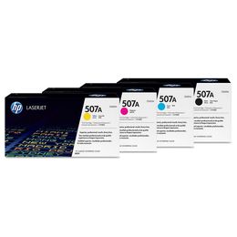 HP Original 507A Toner 4er Set schwarz, cyan, magenta, gelb