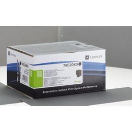 Lexmark Original Toner - schwarz (74C20K0) f&uuml;r CS720de/dte, CS725de/dte, CX725de/dhe/dthe