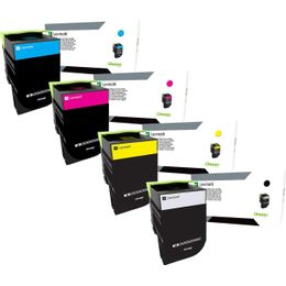 Lexmark Original Toner - 4er Multipack f&uuml;r CS310n/dn, CS410n/dn/dtn, CS510de/dte