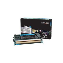 Lexmark Original Toner cyan 10.000 Seiten (C748H3CG) f&uuml;r C748de/dte/e