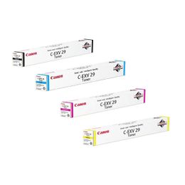 Canon Original Toner C-EXV29 4er-Set schwarz, cyan, magenta, gelb