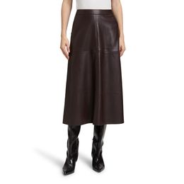 Betty Barclay Damen Maxirock "Damen unifarben", braun, Gr. 42, Obermaterial: 100% Polyurethan, 100% Polyester, R&ouml;cke