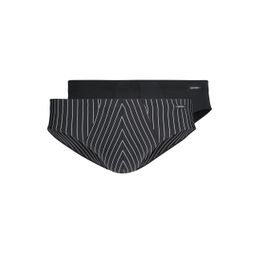 Brasilslip Skiny "Micro Multipack", Herren, Gr. L, schwarzstripe selection, Microfaser, Obermaterial: 78% Polyamid, 14% Elasthan, 8% sonstige Fasern. Obermaterial 2: 91% Polyamid, 9% Elasthan, gestreift, k&ouml;rpernah, Unterhosen, klassisch, elastisch, bequem, feuchtigkeitsregulierend, schmaler Gummi