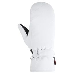 Ziener Damen F&auml;ustlinge "KEVI-Z PR MITTEN glove"wei&szlig;, Gr. 7, Polyester, Handschuhe
