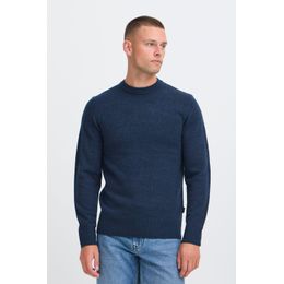 Blend Damen Strickpullover "BHRyke", blau, Gr. L, unifarben, Feinstrick, 100% Polyacryl, Pullover, Stilvoller Strickpullover mit Rippb&uuml;ndchen