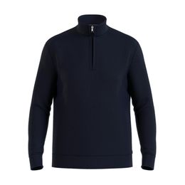 OLYMP Damen Troyer, blau, Gr. L, Strick, Obermaterial: 100% Schurwolle, Pullover