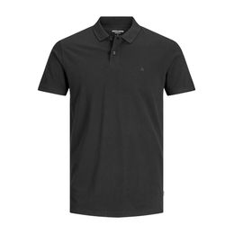 Jack & Jones JACK & JONES Herren Poloshirt "JJEBASIC POLO SS 3PK MP NOOS"navy blazer pack:with wei&szlig;, schwarz, Gr. M, unifarben, Jersey, Obermaterial: 100%