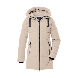 G.I.G.A. by Killtec Steppmantel "GW 30 WMN QLTD PRK", Damen, Gr. 42, hellbeige, Obermaterial: 100% Polyester;Futter: 100% Polyester;Füllung: 100% Polyester, G.I.G.A. DX BY KILLTEC, Mäntel Steppmantel, Wasserabweisender, atmungsaktiver Steppparka mit großer Kapuze