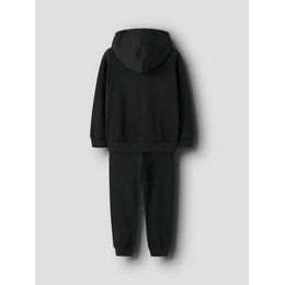 name it Jungen Jogginganzug "NKMVIAN SWEAT SET BRU NOOS", schwarz, Gr. 134, unifarben, Sweatware, Obermaterial: 100% Baumwolle, Sportanz&uuml;ge, aus