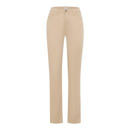 Brax Damen 5-Pocket-Hose "Style CAROLA"beige, Gr. 92, Web, 78% Baumwolle, 18% Lyocell, 4% Elasthan, Hosen