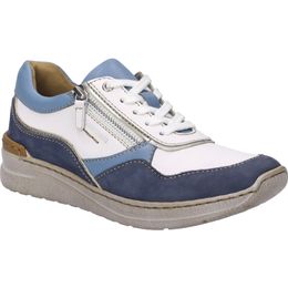 Josef Seibel Damen Sneaker "Sally 02, shark-multi", Gr. 40, grau, Obermaterial: 100% Rindsleder Leather cow., Schuhe