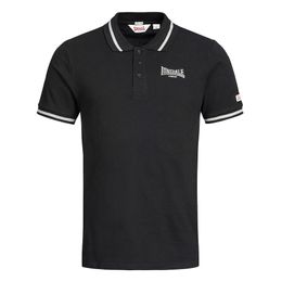 Lonsdale Poloshirt 'Causton' Herren Gr&ouml;&szlig;e L schwarz / wei&szlig;