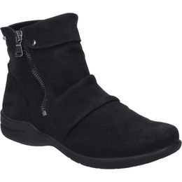 Josef Seibel Damen Stiefelette "Helen 54, schwarz", Gr. 41, schwarz, Obermaterial: 100% Textilmaterial TEXMAT., Schuhe