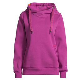 SALZHAUT Damen Kapuzenpullover "Hoodie S&Uuml;NN", lila, Gr. XS, Obermaterial: 55% Baumwolle CO. 45% Polyester PES., Pullover