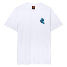 Santa Cruz Herren T-Shirt "SCREAMING HAND CHEST T-SHIRT", wei&szlig;, Gr. XL, Obermaterial: 100% Baumwolle, Shirts