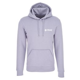 YEAZ Damen Kapuzenpullover "Hoodie Vintage Lavender (unisex) CUSHY", lila, Basic, Gr. L, clean, Obermaterial: 85% Baumwolle CO. 15% Polyester PES.,