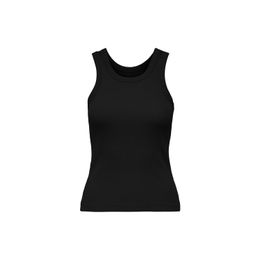 Only Damen T-Shirt "T-Shirt ONLVAL LIFE TANKTOP 1er Pack", schwarz, Gr. M, Obermaterial: 95% Baumwolle CO. 5% Elasthan EL., Shirts