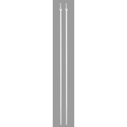 Schleuderstab Indeko, L:125cm &Oslash;:0,9cm, wei&szlig;, Schleuderst&auml;be, "Alu"