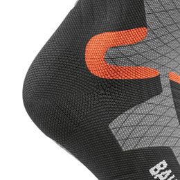 Sportsocken Bauerfeind "SKI PERFORMANCE COMPRESSION SOCKS", Damen, Gr. 43-46, grau, l, Obermaterial: 89% Polyamid, 11% sonstige Fasern, Socken Sportsocken
