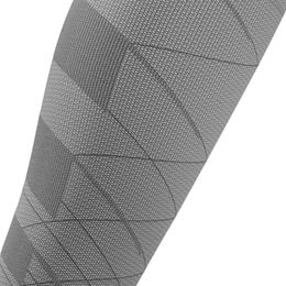 Sportsocken Bauerfeind "SKI PERFORMANCE COMPRESSION SOCKS", Damen, Gr. 35-38, grau, m, Obermaterial: 89% Polyamid, 11% sonstige Fasern, Socken Sportsocken