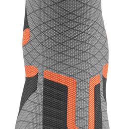Sportsocken Bauerfeind "SKI PERFORMANCE COMPRESSION SOCKS", Damen, Gr. 35-38, grau, s, Obermaterial: 89% Polyamid, 11% sonstige Fasern, Socken Sportsocken