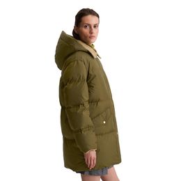 Marc O'Polo MARC O'POLO Damen Outdoorjacke "aus recyceltem Polyester"mossy olive, Gr. 38, unifarben, Obermaterial: 100% Polyester; F&uuml;llung: 80% Daune, 20% Feder,