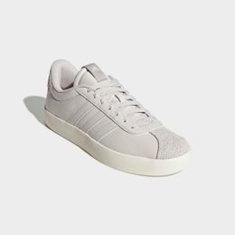 Herren Sneaker "VL COURT 3.0", adidas Sportswear, Gr. 46, grau, Leder, Synthetik, Schuhe, inspiriert vom Desing des adidas samba