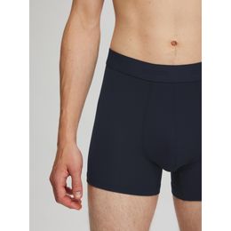 Selected Herren Boxershorts "SLHLIAM 3-PACK TRUNK NOOS", Gr. S, blau, Jersey, Obermaterial: 95% Baumwolle, 5% Elasthan, unifarben, Unterhosen