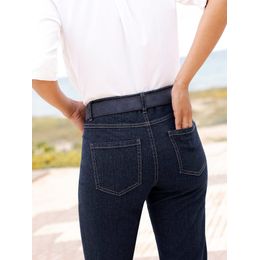 Casual Looks Damen 5-Pocket-Jeans, schwarz, Gr. 20, unifarben, 99% Baumwolle, 1% Elasthan, Jeans