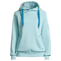 SALZHAUT Damen Kapuzenpullover "Hoodie S&Uuml;NN", blau, Gr. XXL, Obermaterial: 55% Baumwolle CO. 45% Polyester PES., Pullover
