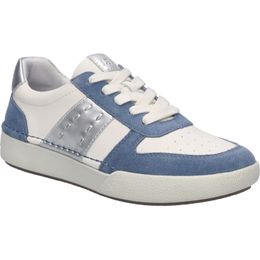 Josef Seibel Damen Sneaker "Claire 27, slate blue-multi", Gr. 41, blau, Obermaterial: 100% Rindsleder Leather cow., Schuhe