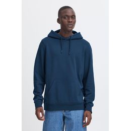 Blend Herren Kapuzenpullover "BHKusol", blau, Gr. S, unifarben, Sweatware, 60% Baumwolle, 40% Polyester, Pullover, Stilvoller Hoodie mit Kapuze