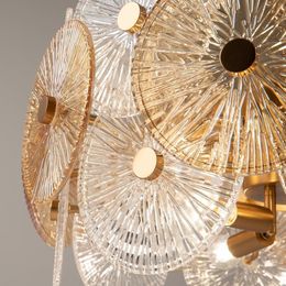 Maytoni Aster Pendelleuchte 8-flammig rund, E14, MOD007PL-08G,