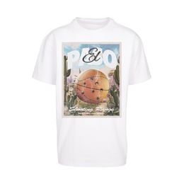 Mister Tee T-Shirt 'El Paso' Herren Gr&ouml;&szlig;e XXL hellblau / mischfarben / pastellorange / offwhite