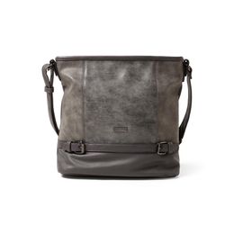 Tom Tailor Tasche 'Juna' Damen Gr&ouml;&szlig;e One Size taupe / dunkelgrau / silber