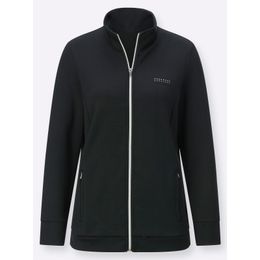 feel good Damen Jacke, schwarz, Gr&ouml;&szlig;e 48/50