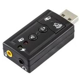 Deltaco USB Soundkarten 7.1 2x 3,5mm