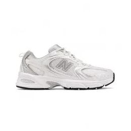 New Balance Unisex. MR530 Schuhe 530 grau (39.5), Wei&szlig;, Silber, Wohnung, Schn&uuml;rsenkel, L&auml;ssig, Sportlich, Laufen