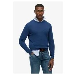 Superdry f&uuml;r Herren. M6110691A Essentials Pullover navy (3XL), L&auml;ssig, Baumwolle, Marine