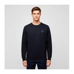 BOSS f&uuml;r Herren. 50509323 Westart marineblauer Pullover (M), L&auml;ssig, Baumwolle