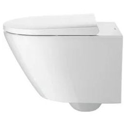 Duravit D-Neo Wand-WC, Tiefsp&uuml;ler, sp&uuml;lrandlos, Abgang waagerecht, Durafix, 370x540x400mm, 2577092000, Farbe: Wei&szlig; mit HygieneGlaze