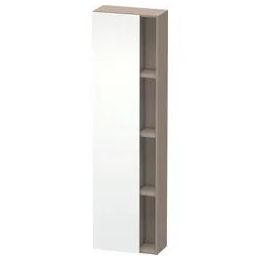Duravit DuraStyle Hochschrank 1248, 1 Dreht&uuml;r, Anschlag links, H&ouml;he: 1800mm, Tiefe: 240mm, DS1248L1843, Farbe: Wei&szlig; Matt / Basalt Matt